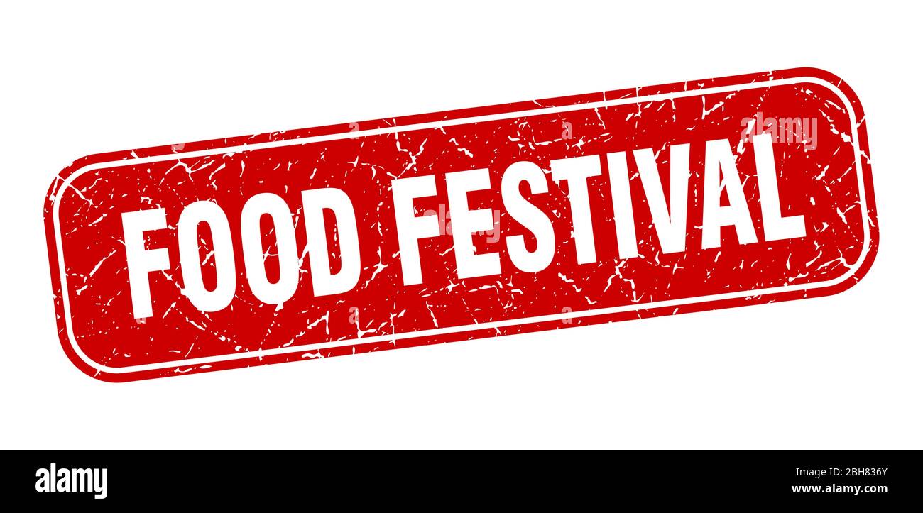 Food festival stamp sign seal hi-res stock photography and images - Alamy