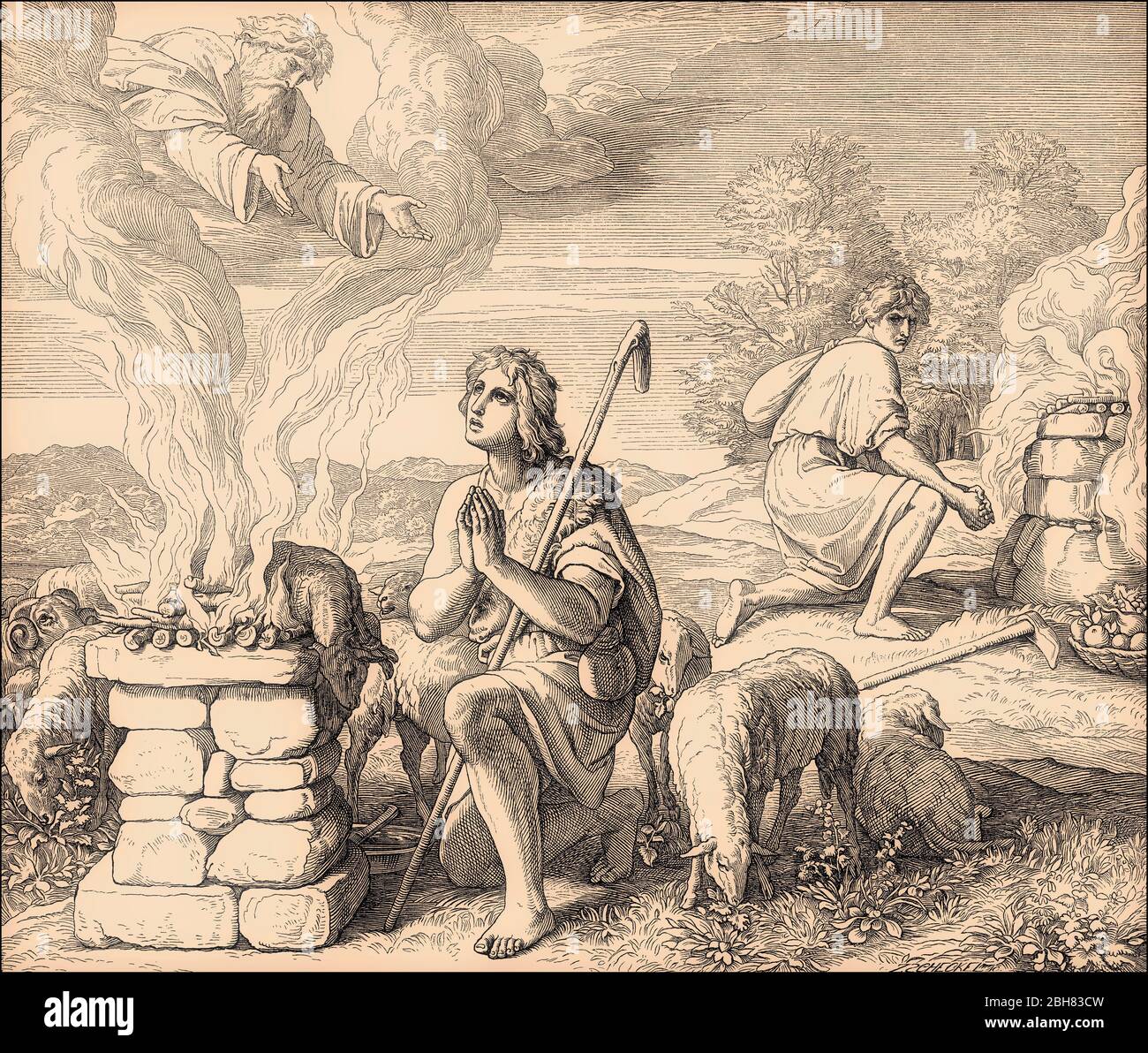 The sacrifice of cain and abel hi-res stock photography and images - Alamy