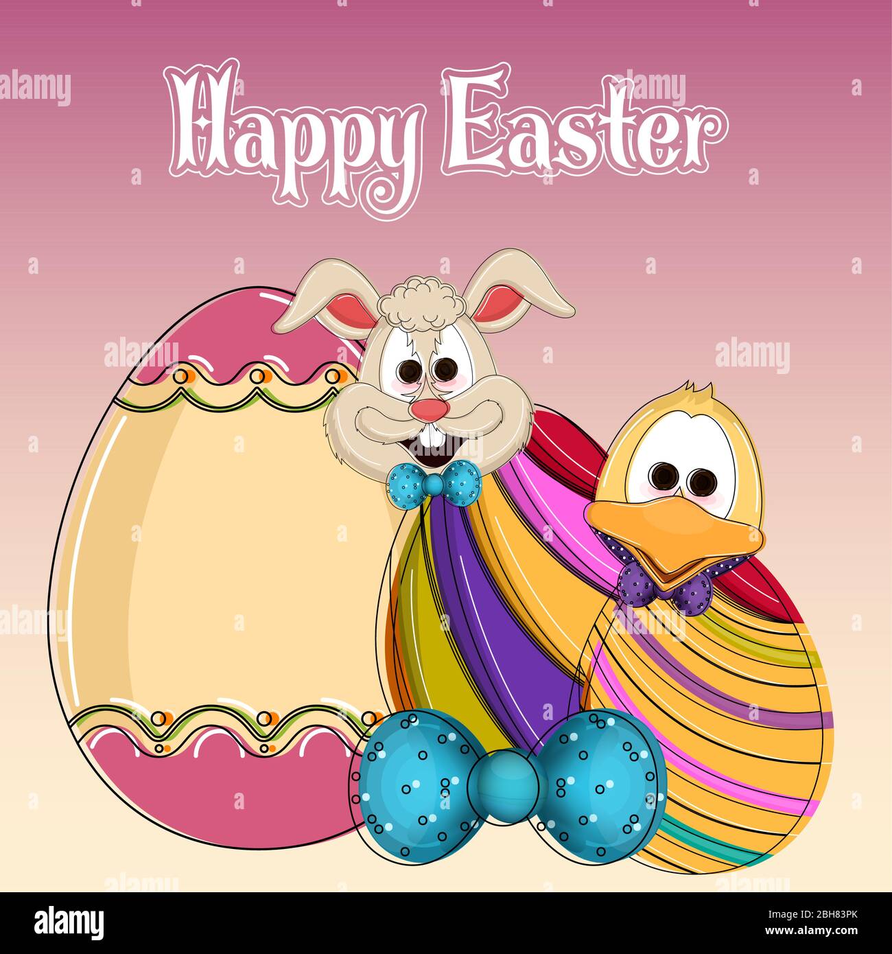 Happy easter poster Stock Vector Image & Art - Alamy