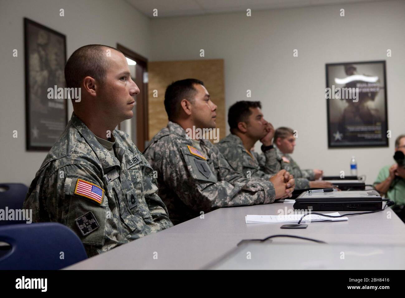 Fort Hood, Texas USA, November 9, 2009: Soldiers at Fort Hood attend an ...
