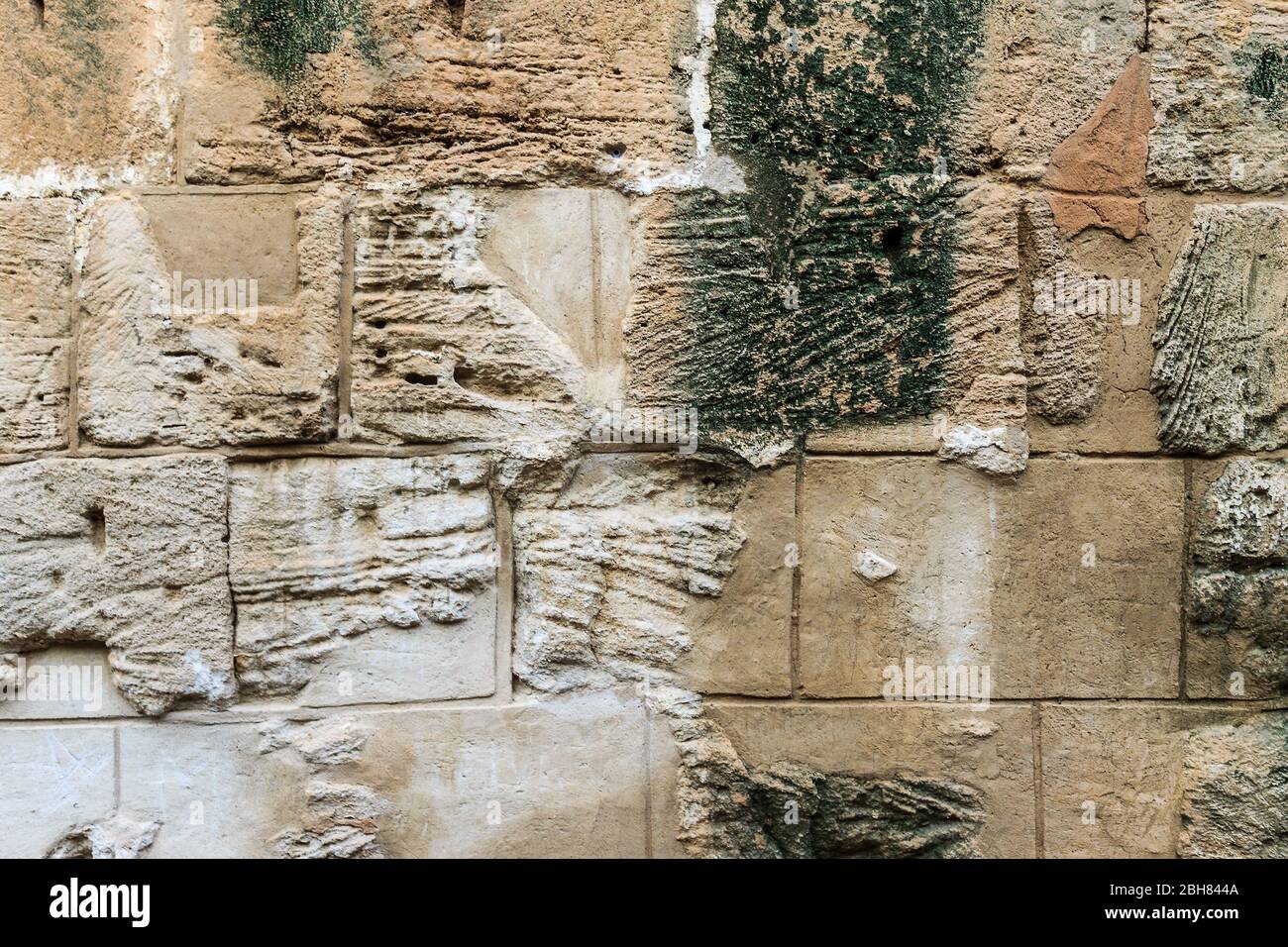 Background of ancient brick wall. Texture of old amphitheater stone for ...