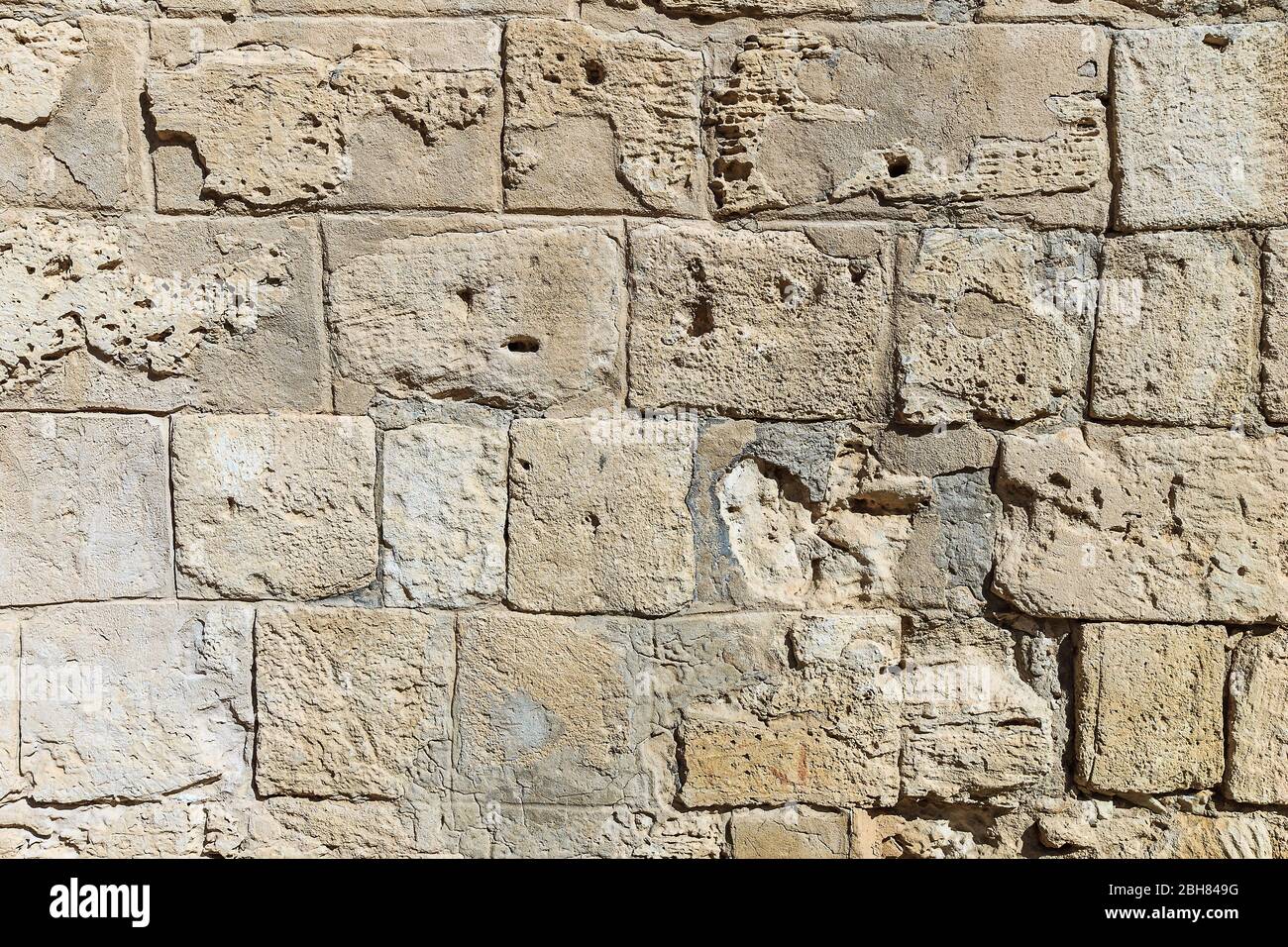 Background of ancient brick wall. Texture of old amphitheater stone for ...