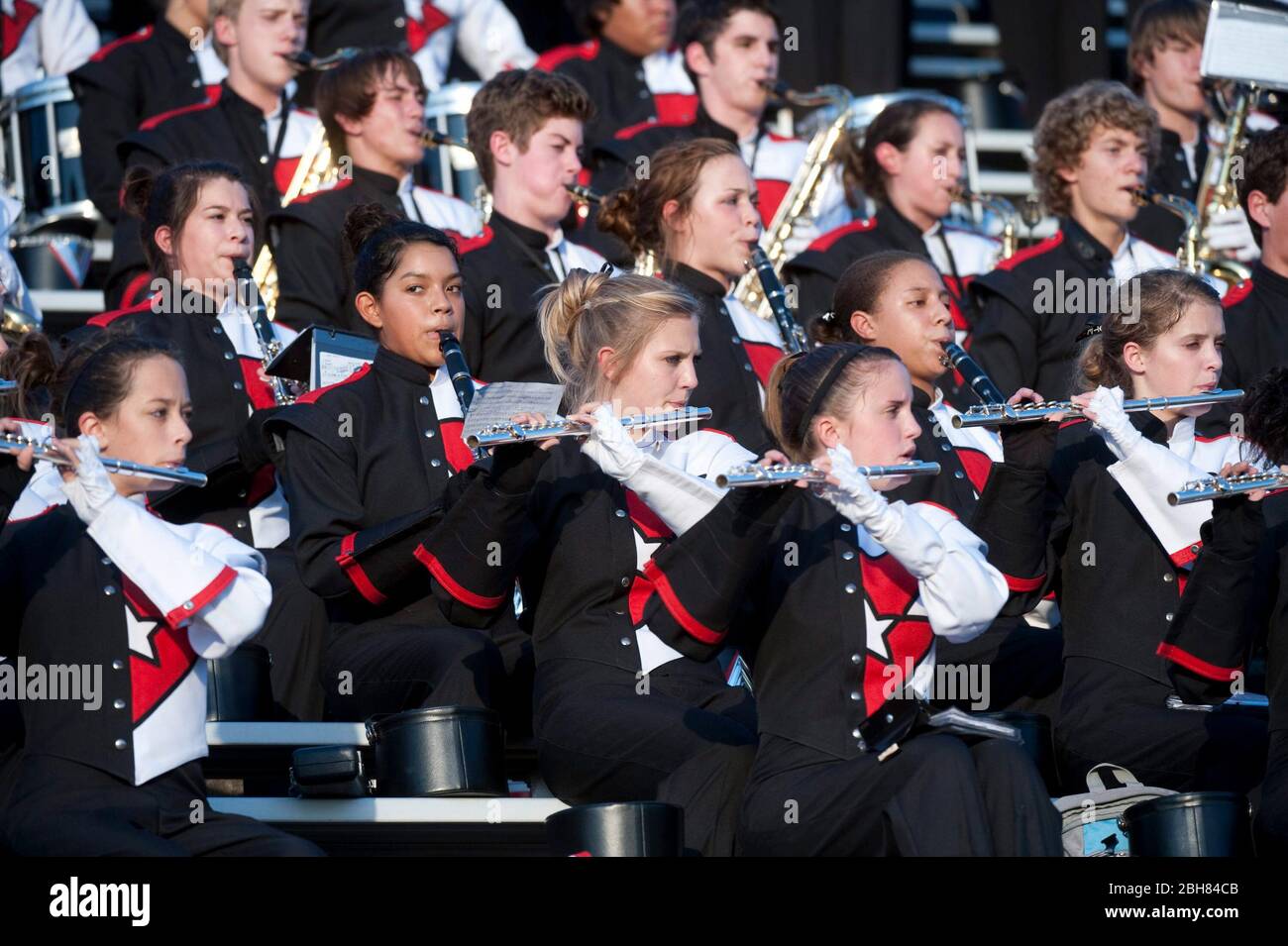 Austin, Texas USA, September 29, 2009: Students performing in annual ...