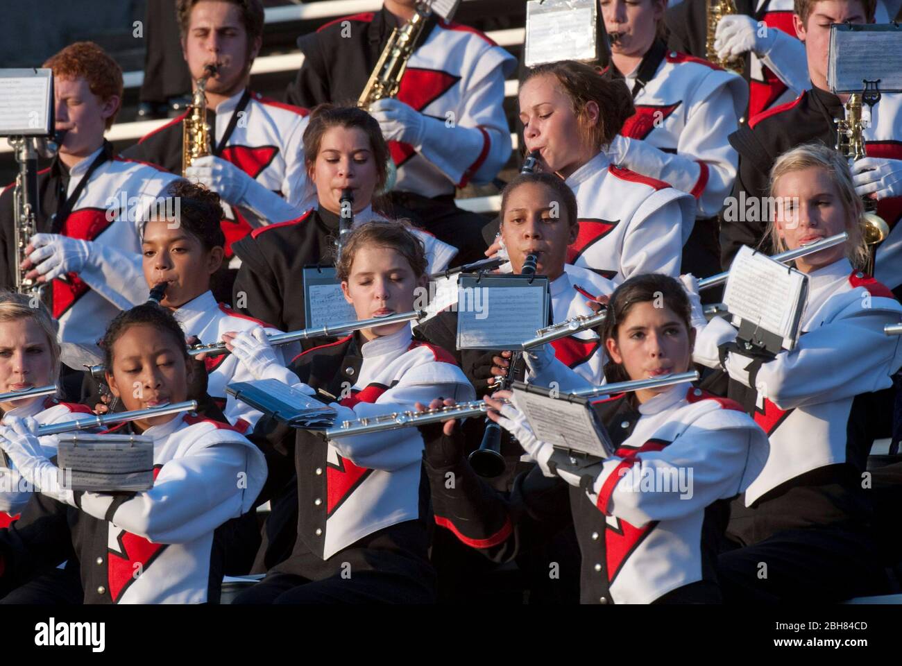 Austin, Texas USA, September 29, 2009: Students performing in annual ...