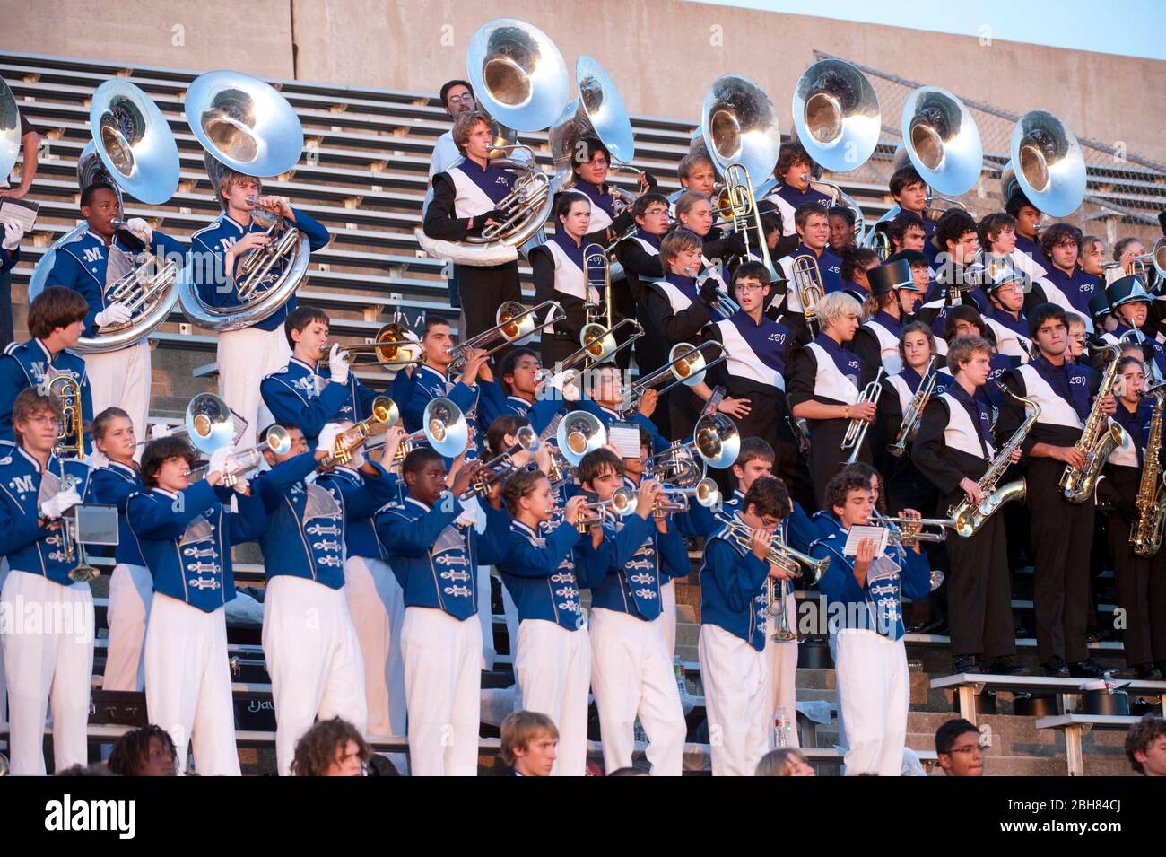 Austin, Texas USA, September 29, 2009: Students performing in annual ...