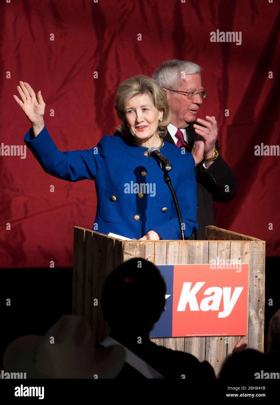 Dallas Texas USA, March 2, 2010: U.S. Senator Kay Bailey Hutchison (l ...
