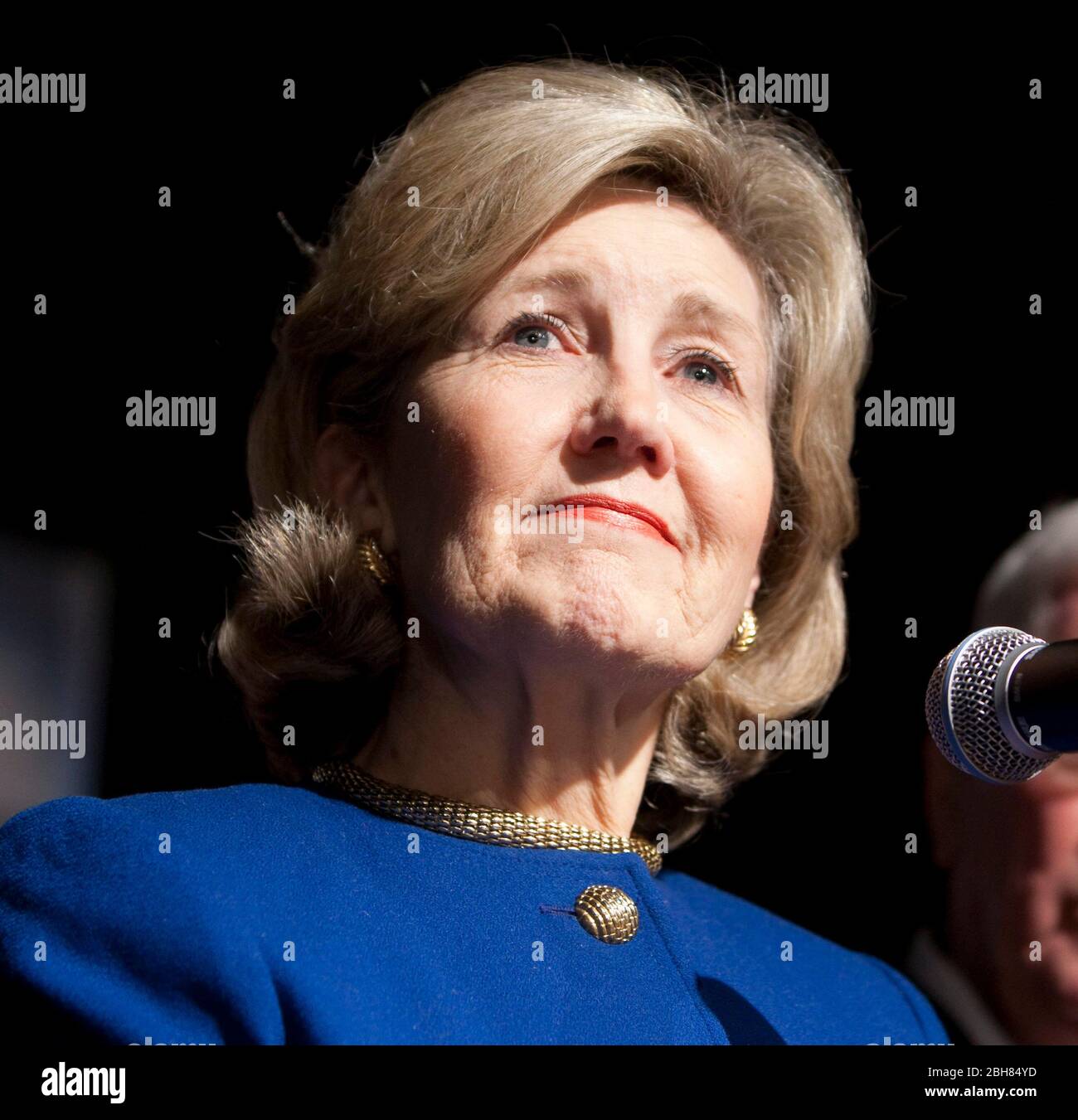 Dallas Texas USA, March 2, 2010: U.S. Senator Kay Bailey Hutchison ...