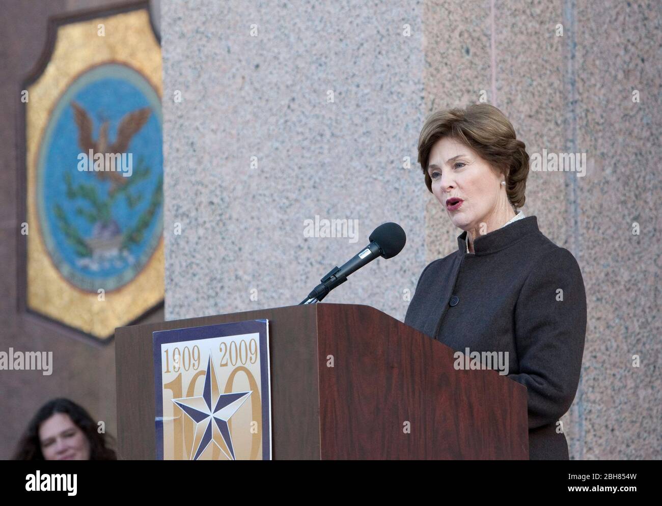 Austin Texas USA, December 3 2009: Former First Lady Laura Bush speaks ...