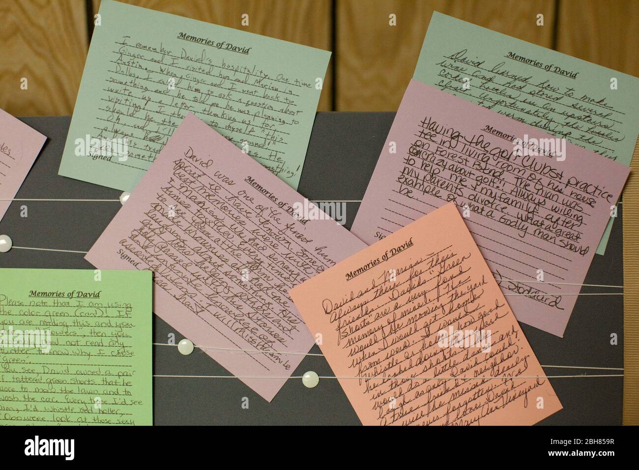 Seven Points Texas USA, January 10 2010: Memorial notes left at the ...