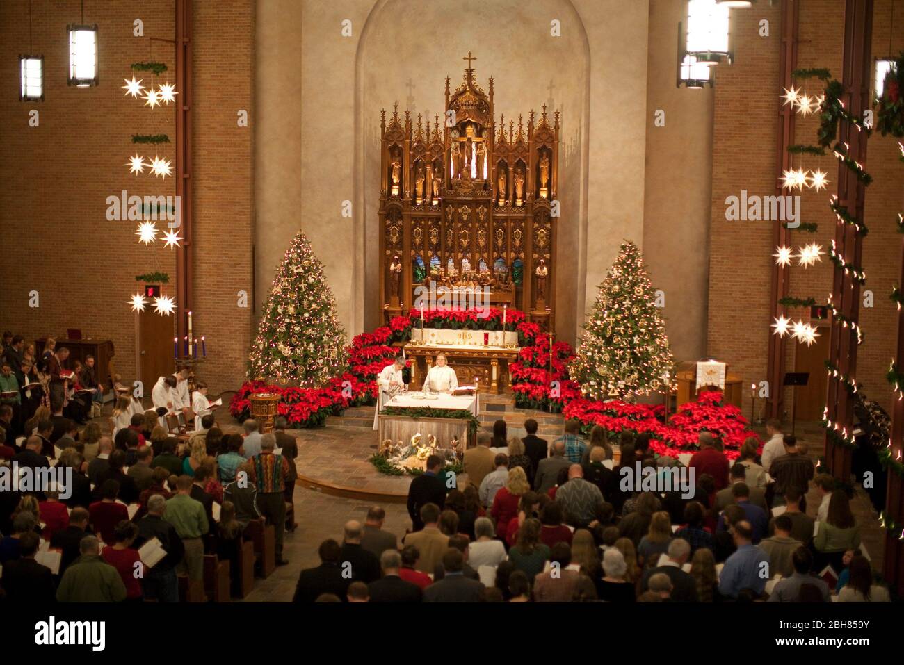 Christmas church service hi-res stock photography and images - Alamy
