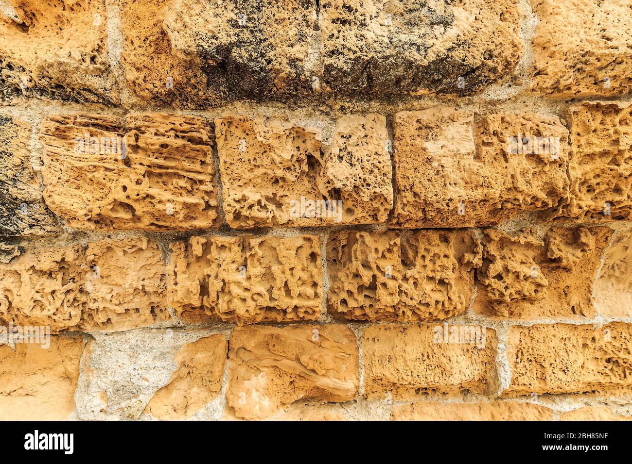 Background of ancient brick wall. Texture of old amphitheater stone for ...