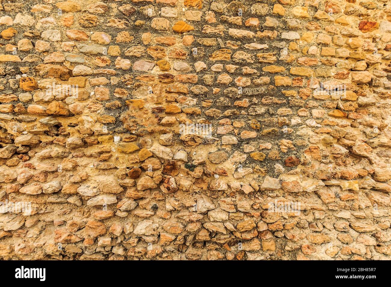 Background of ancient stone wall. Texture of old brick. Roman ...