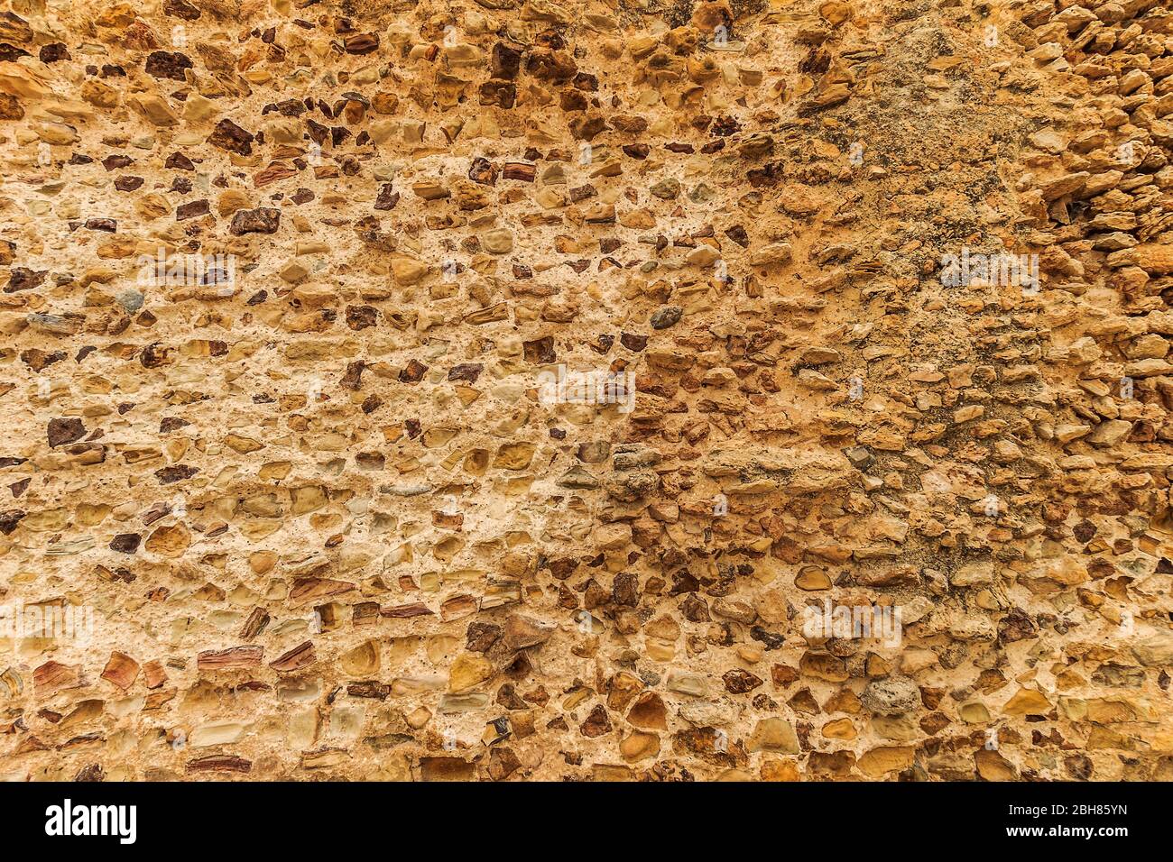 Background of ancient stone wall. Texture of old brick. Roman ...