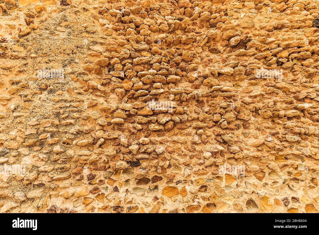 Background of ancient stone wall. Texture of old brick. Roman ...