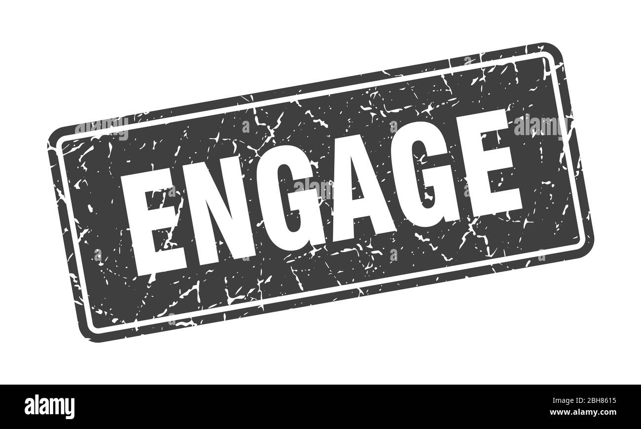 engage stamp. engage vintage black label. Sign Stock Vector Image & Art ...