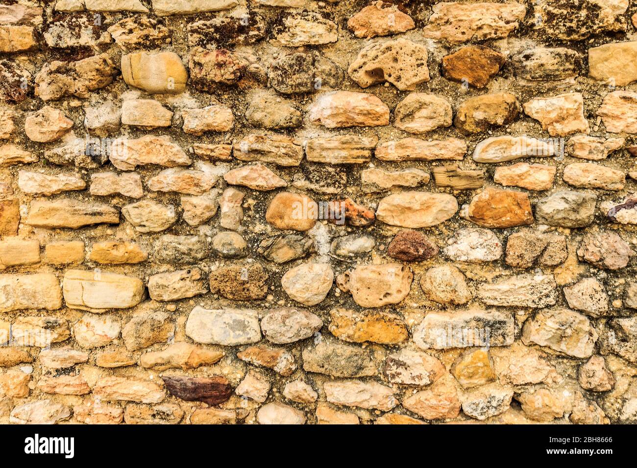 Background of ancient stone wall. Texture of old brick. Roman ...