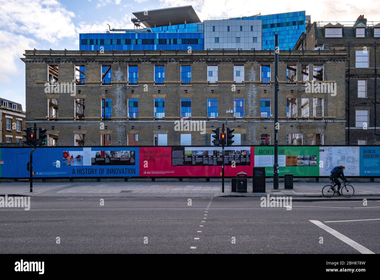 Historic Royal London Hospital building in Whitechapel being ...