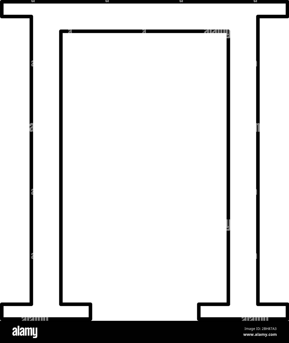 Pi sign outline Stock Vector Images - Alamy