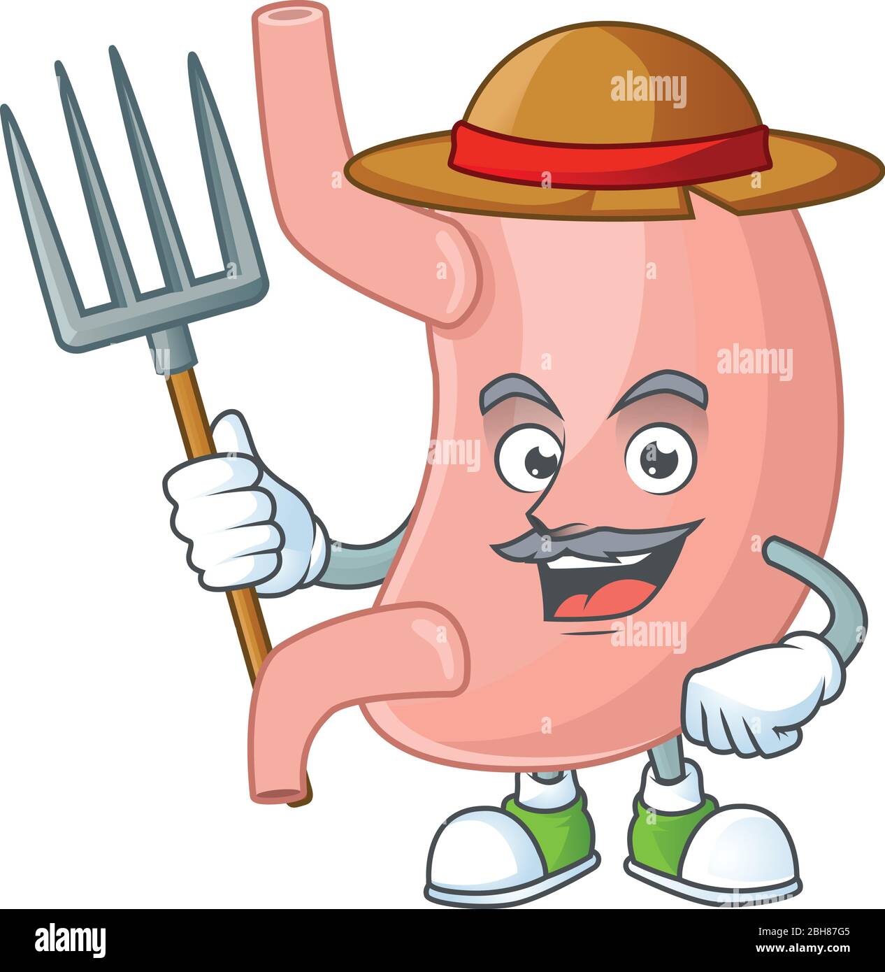 Digestive process cartoon hi-res stock photography and images - Alamy