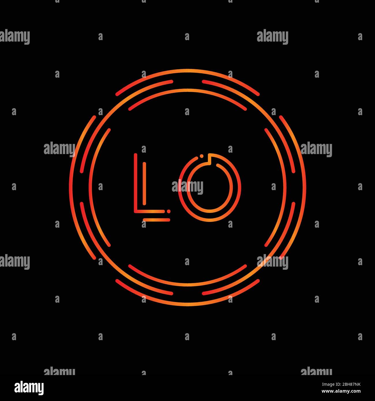 Initial LO letter Logo Design vector Template. Abstract Letter LO logo ... Initial LO letter Logo Design vector Template. Abstract Letter LO logo ...