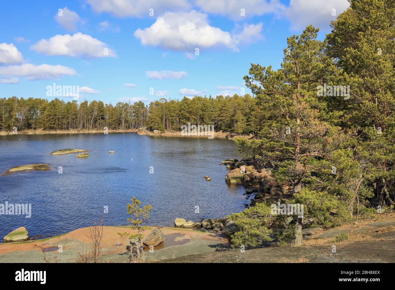 spring archipelago landscape Stock Photo - Alamy