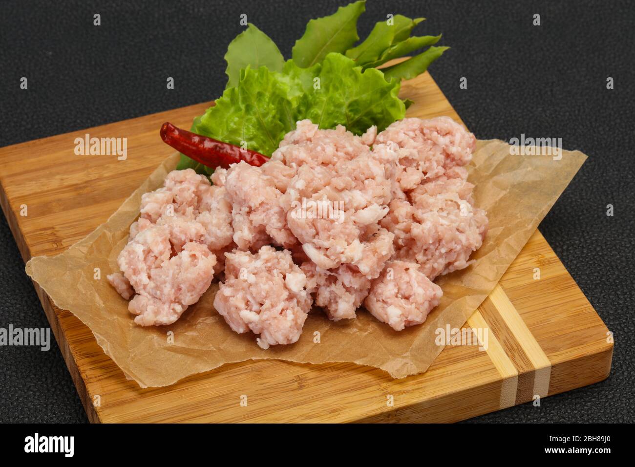 Homemade pork minced meat ready for cooking Stock Photo - Alamy