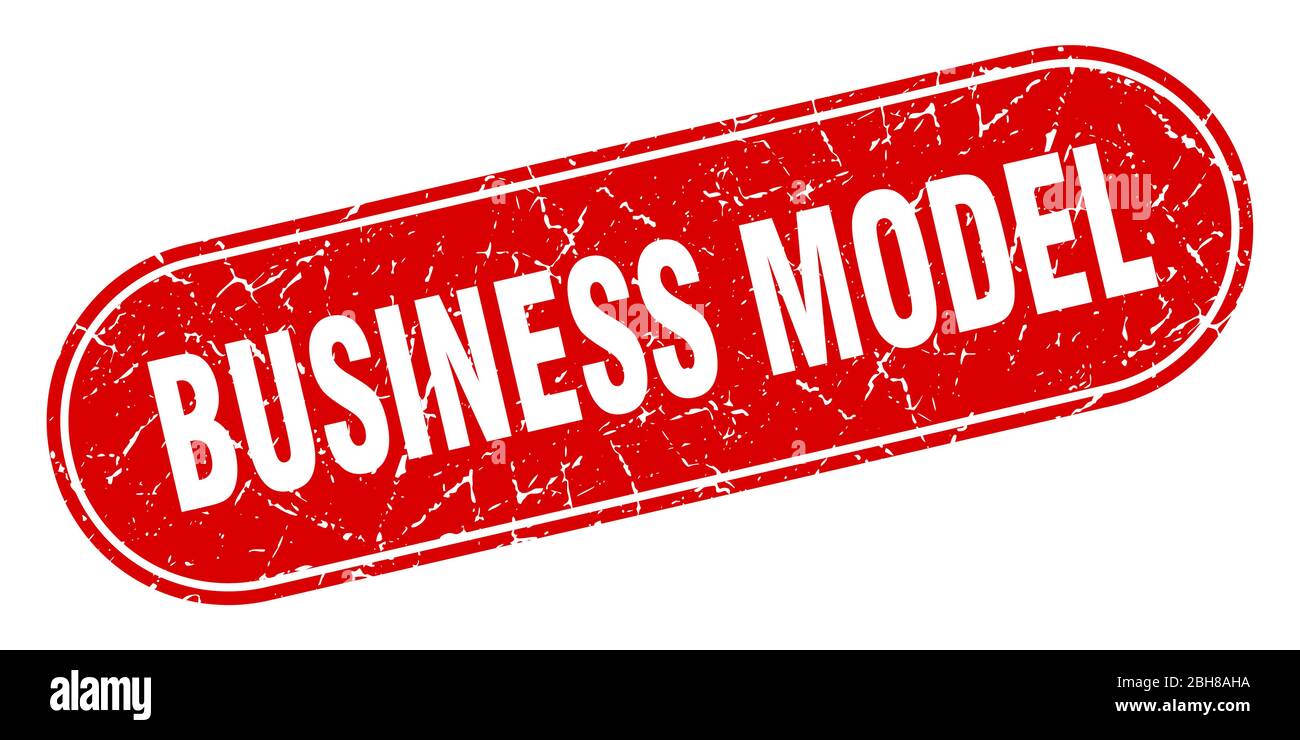 business model sign. business model grunge red stamp. Label Stock ...