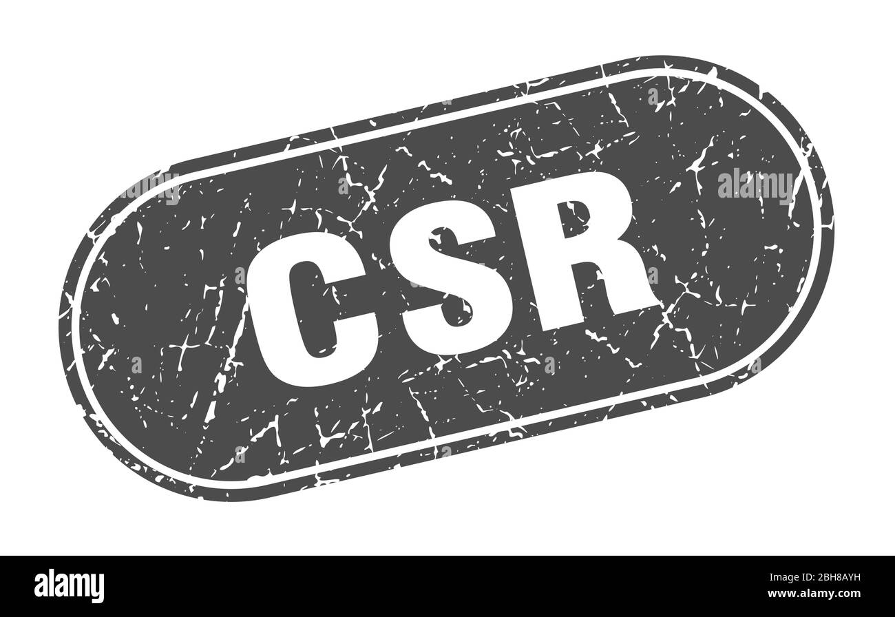 csr sign. csr grunge black stamp. Label Stock Vector Image & Art - Alamy