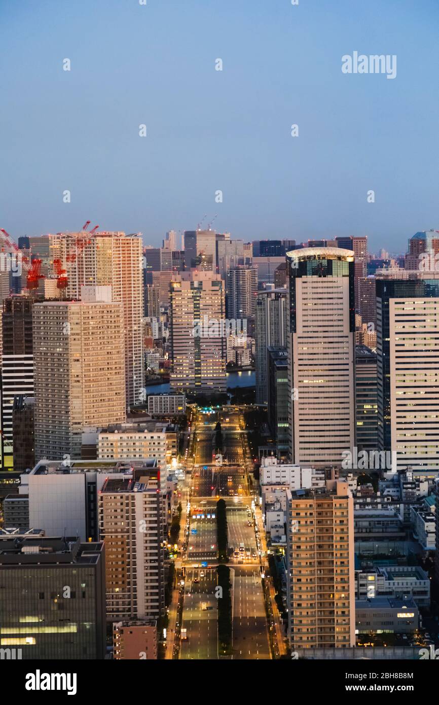 Japan, Honshu, Tokyo, Toyosu Area Skyline Stock Photo - Alamy