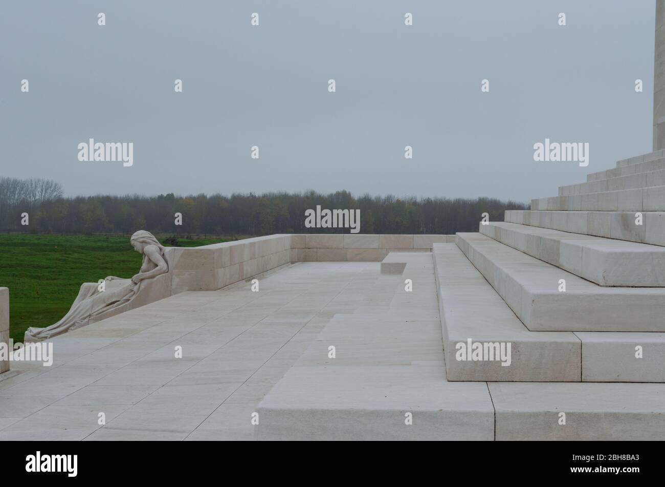 Vimy Ridge, Arras, France: Nov 19, 2012: The Canadian National Memorial ...