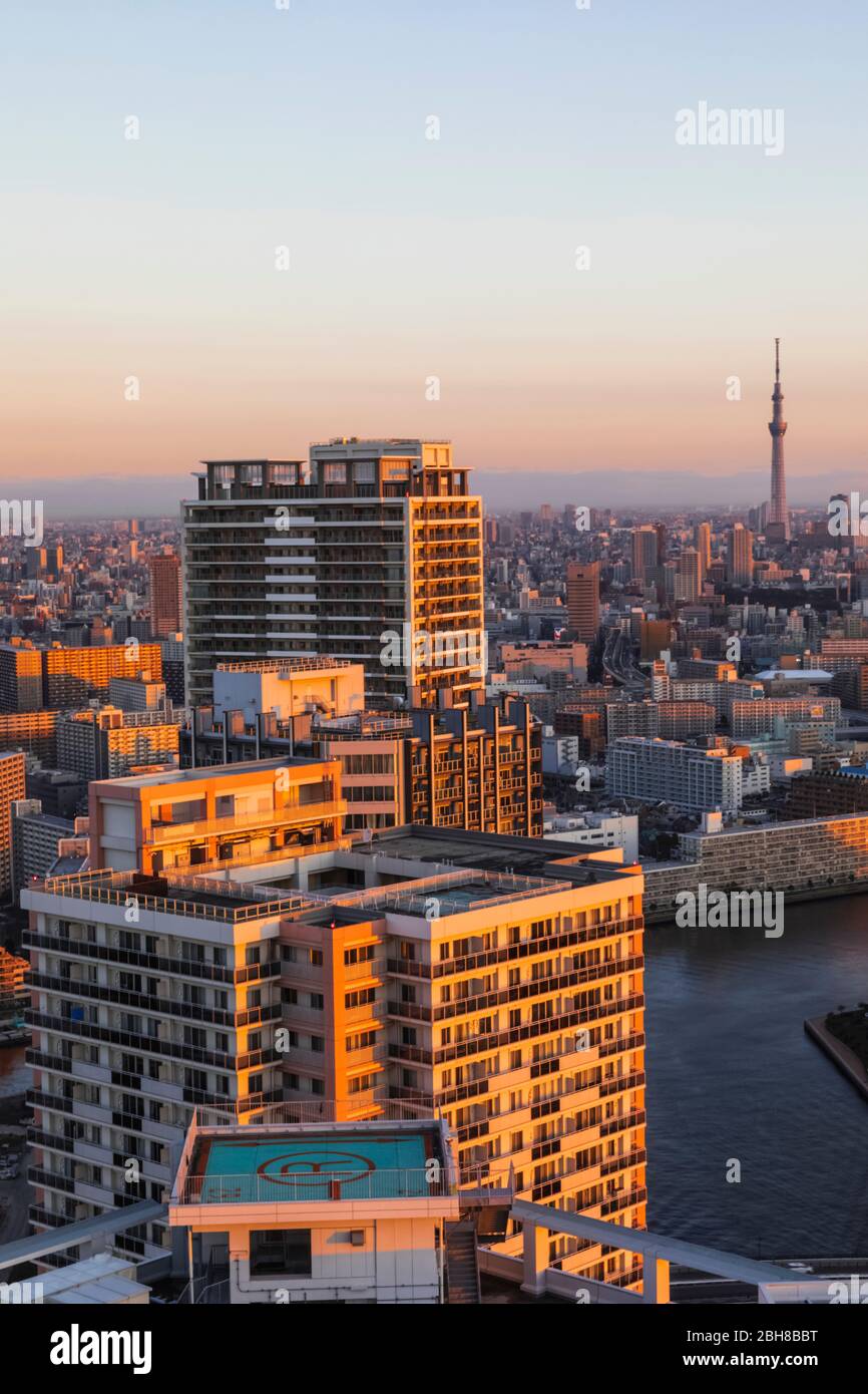 Japan, Honshu, Tokyo, Toyosu Area Skyline Stock Photo - Alamy