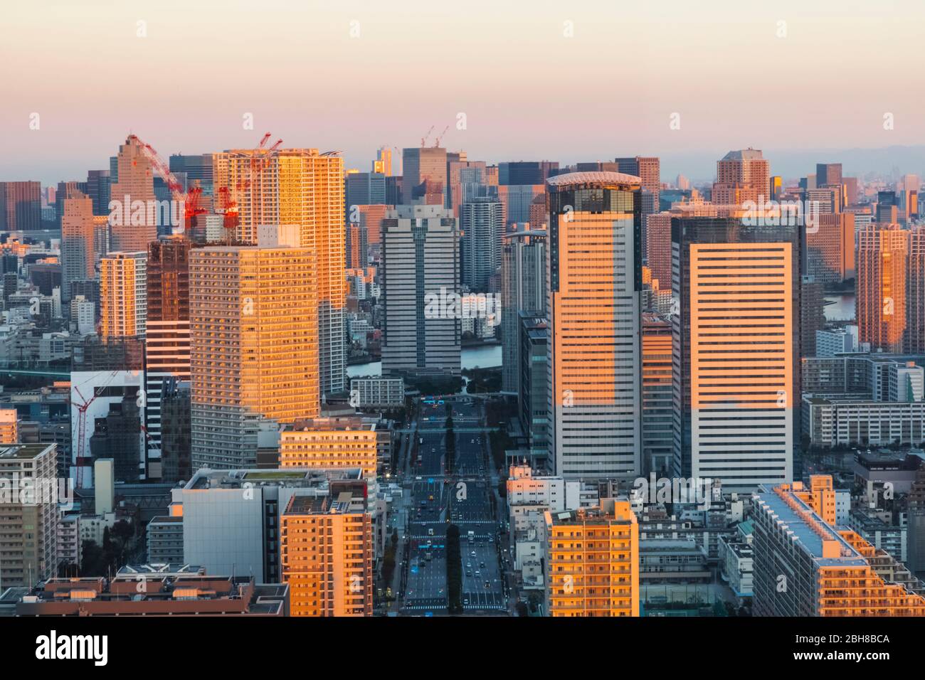 Japan, Honshu, Tokyo, Toyosu Area Skyline Stock Photo - Alamy
