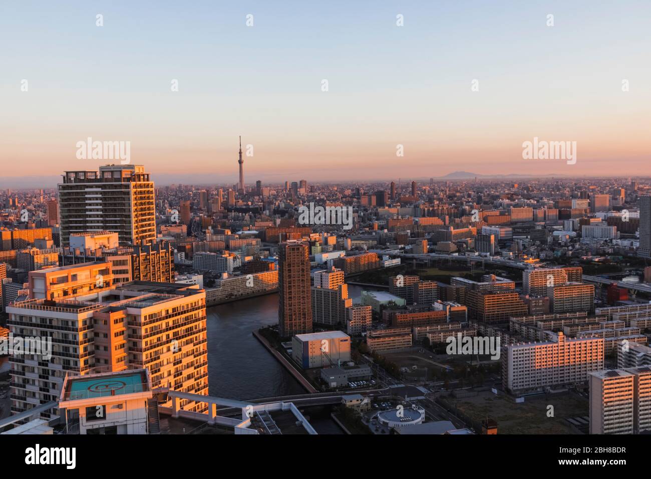 Japan, Honshu, Tokyo, Toyosu Area Skyline Stock Photo - Alamy