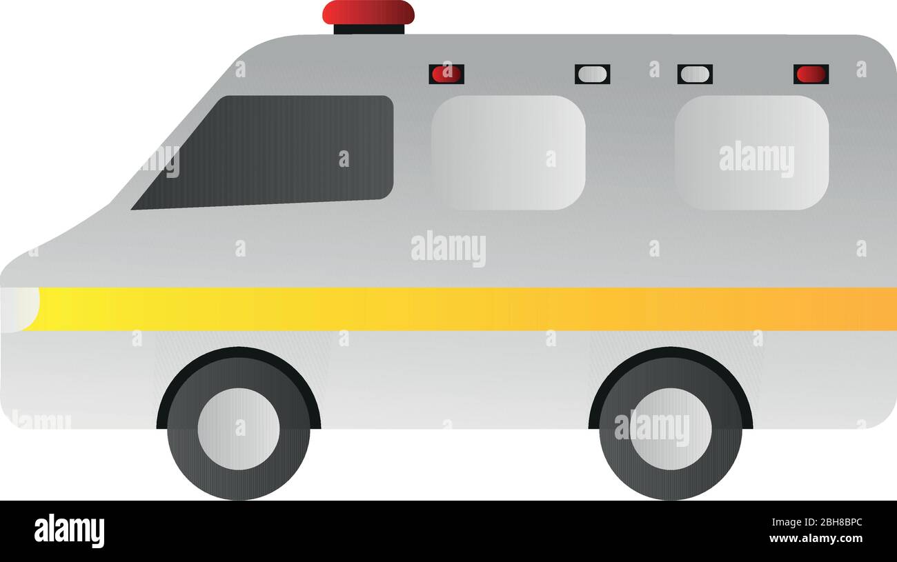 Sticker of an ambulance icon Stock Vector Image & Art - Alamy