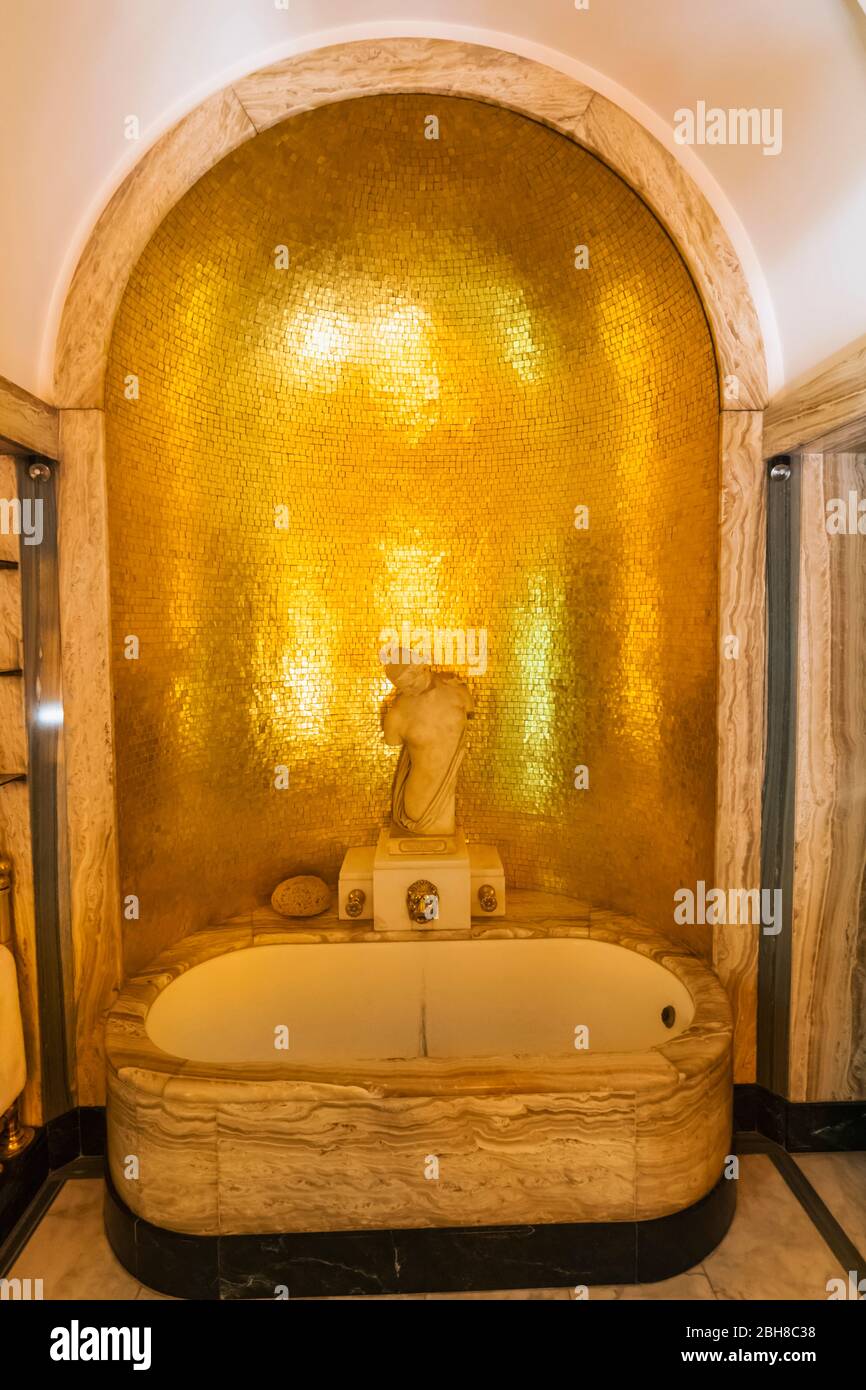 England, London, Greenwich, Eltham Palace, The Art Deco Former Home of ...