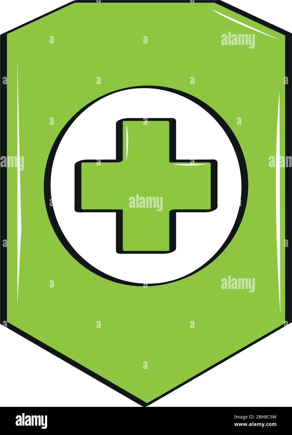 Isolated hospital signal icon Stock Vector Image & Art - Alamy