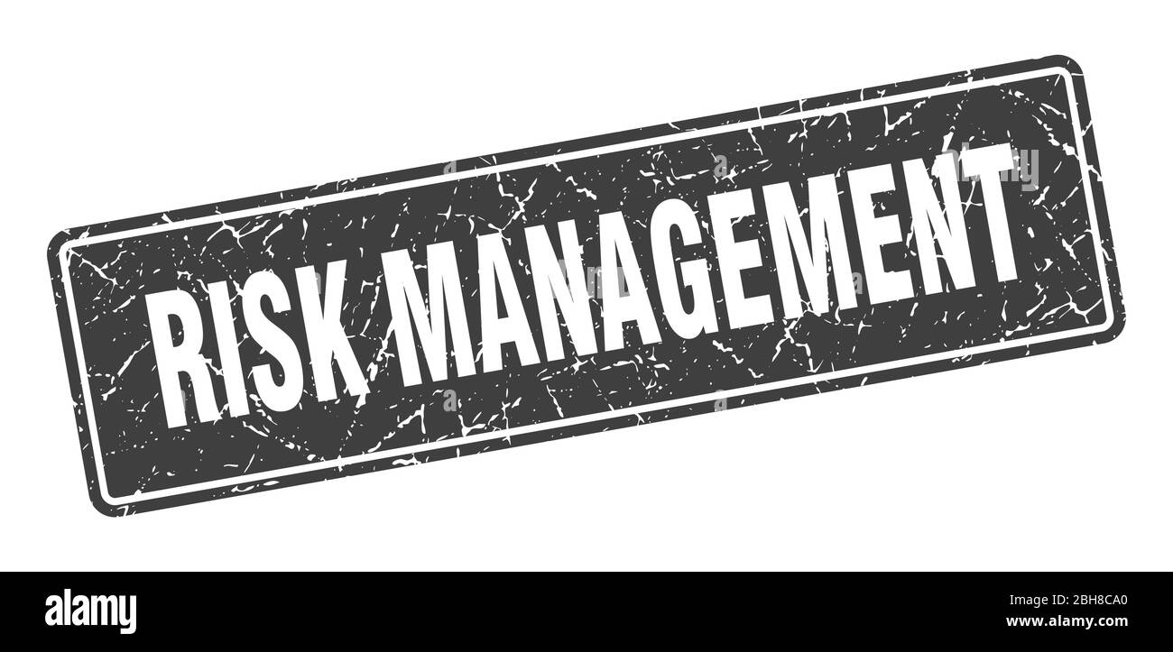 risk management stamp. risk management vintage black label. Sign Stock ...