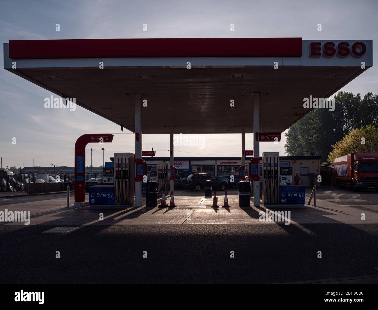 Tesco petrol pump hi-res stock photography and images - Alamy