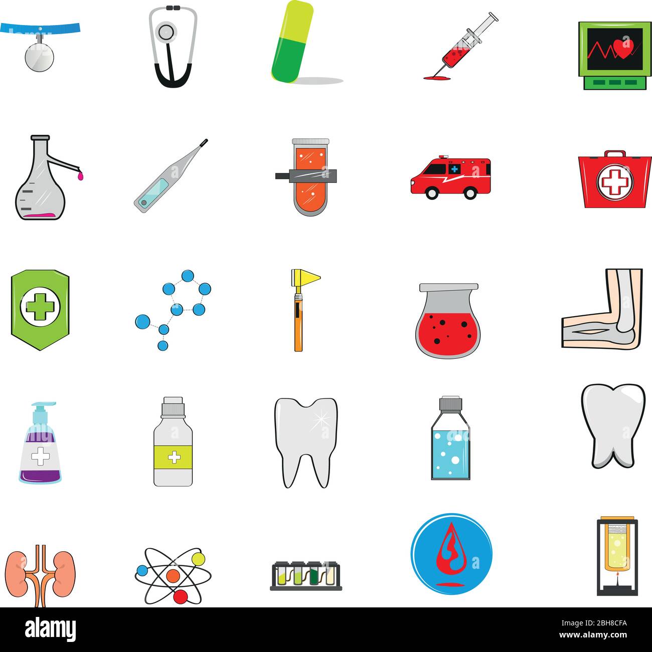 Set of medical icons Stock Vector Image & Art - Alamy