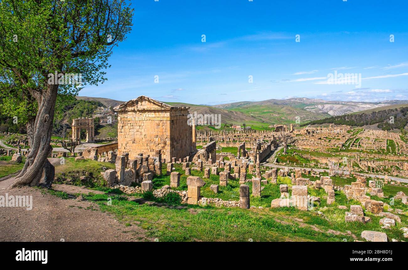 Argelia, Djemila City, Roman ruins of Djemila City, UNESCO, W.H ...