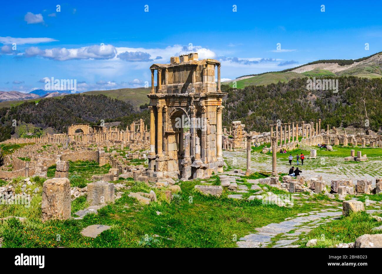 Argelia, Djemila City, Roman ruins of Djemila City, UNESCO, W.H ...