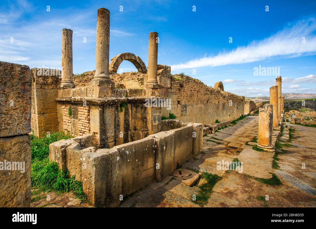 Argelia, Djemila City, Roman ruins of Djemila City, UNESCO, W.H ...