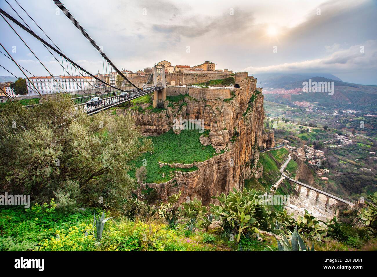 Argelia, Constantine City, Constantine Bridge, Sidi M'Cid Stock Photo ...