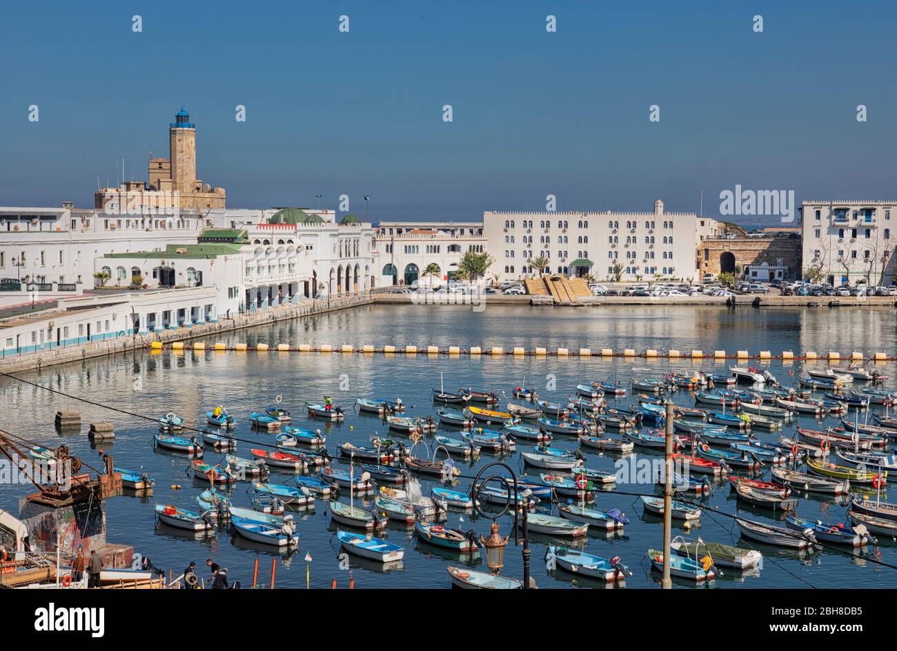 Argelia, Argel City, Marina in front of the Kasbah Stock Photo - Alamy
