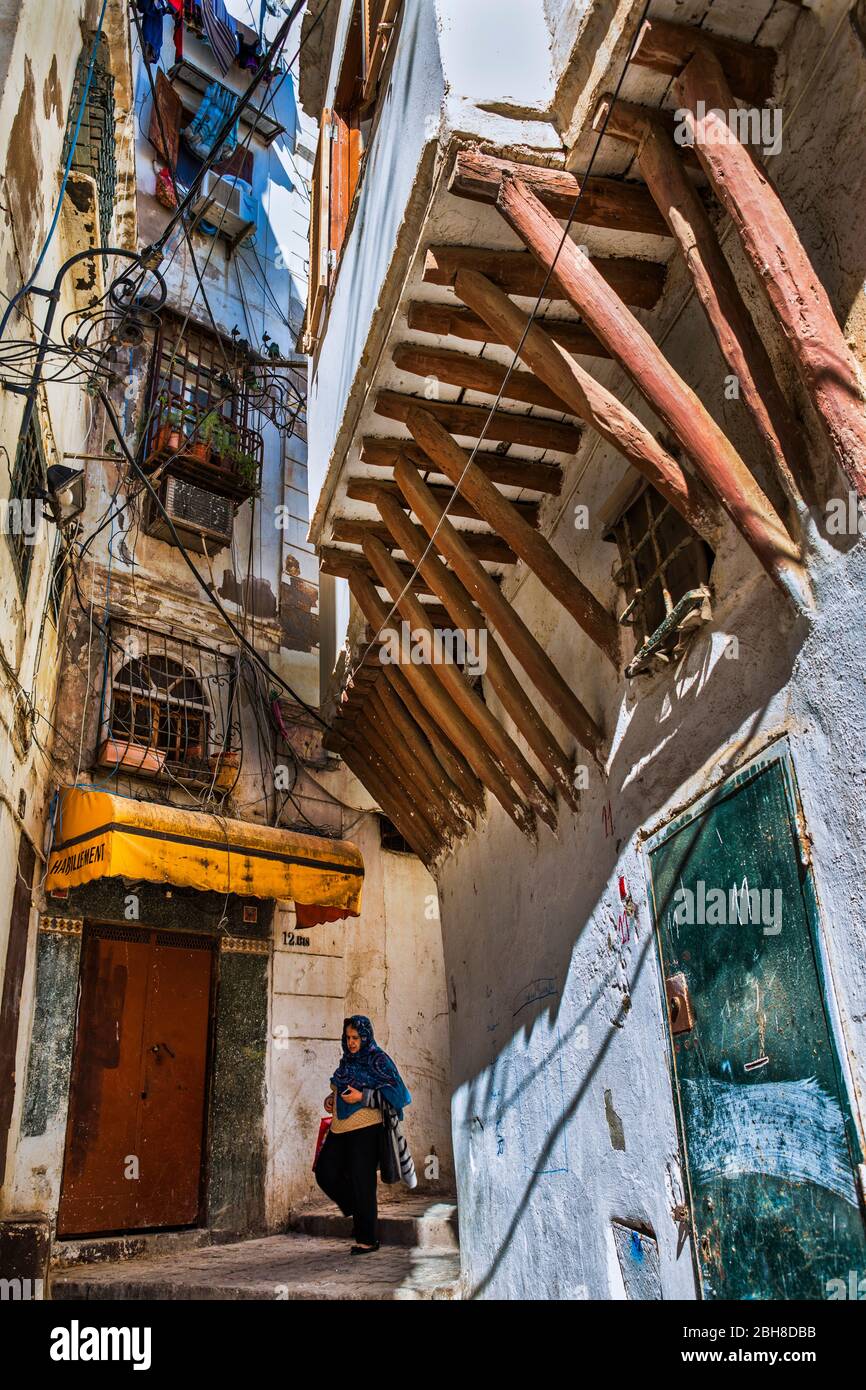 Argelia, Argel City, The Kasbah, UNESCO, (W.H Stock Photo - Alamy