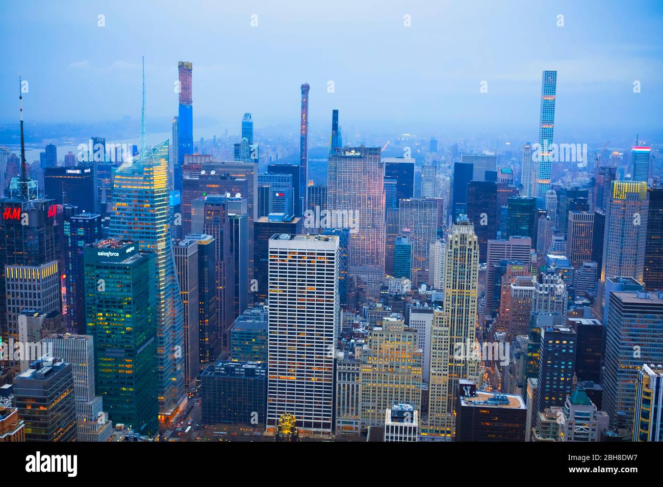 USA, New York City, Manhattan, Midtown Mahattan Skyline Stock Photo - Alamy