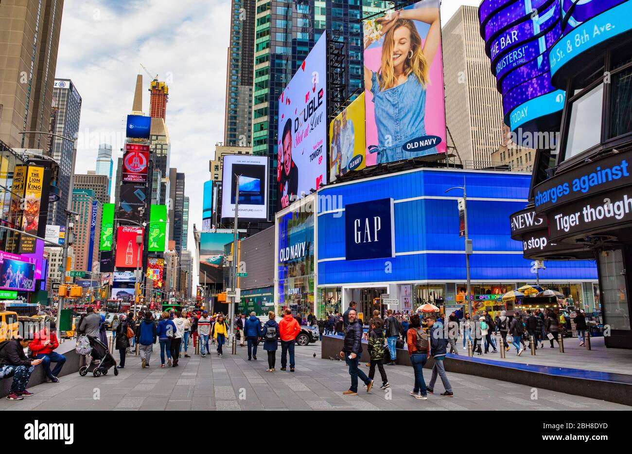USA, New York City, Manhattan,Times Square Stock Photo - Alamy