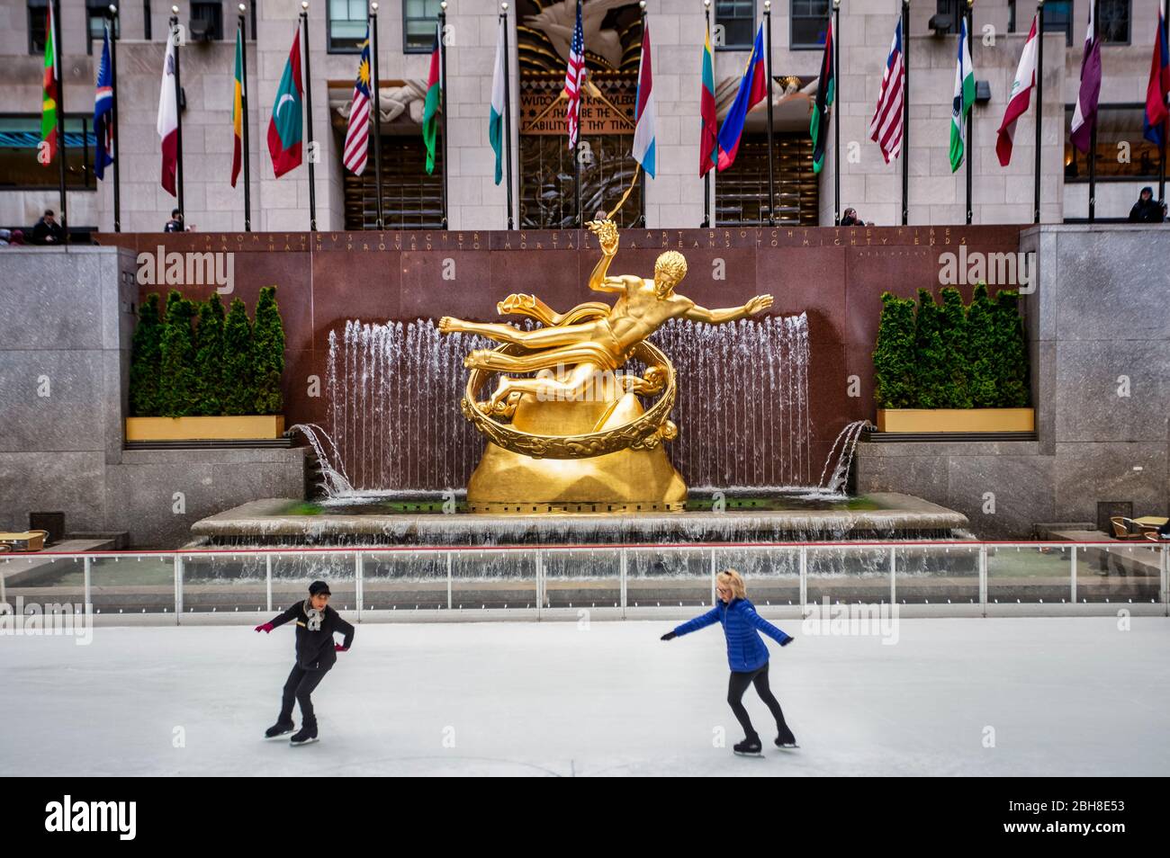 USA, New York City, Manhattan, Rockefeller Center Stock Photo - Alamy