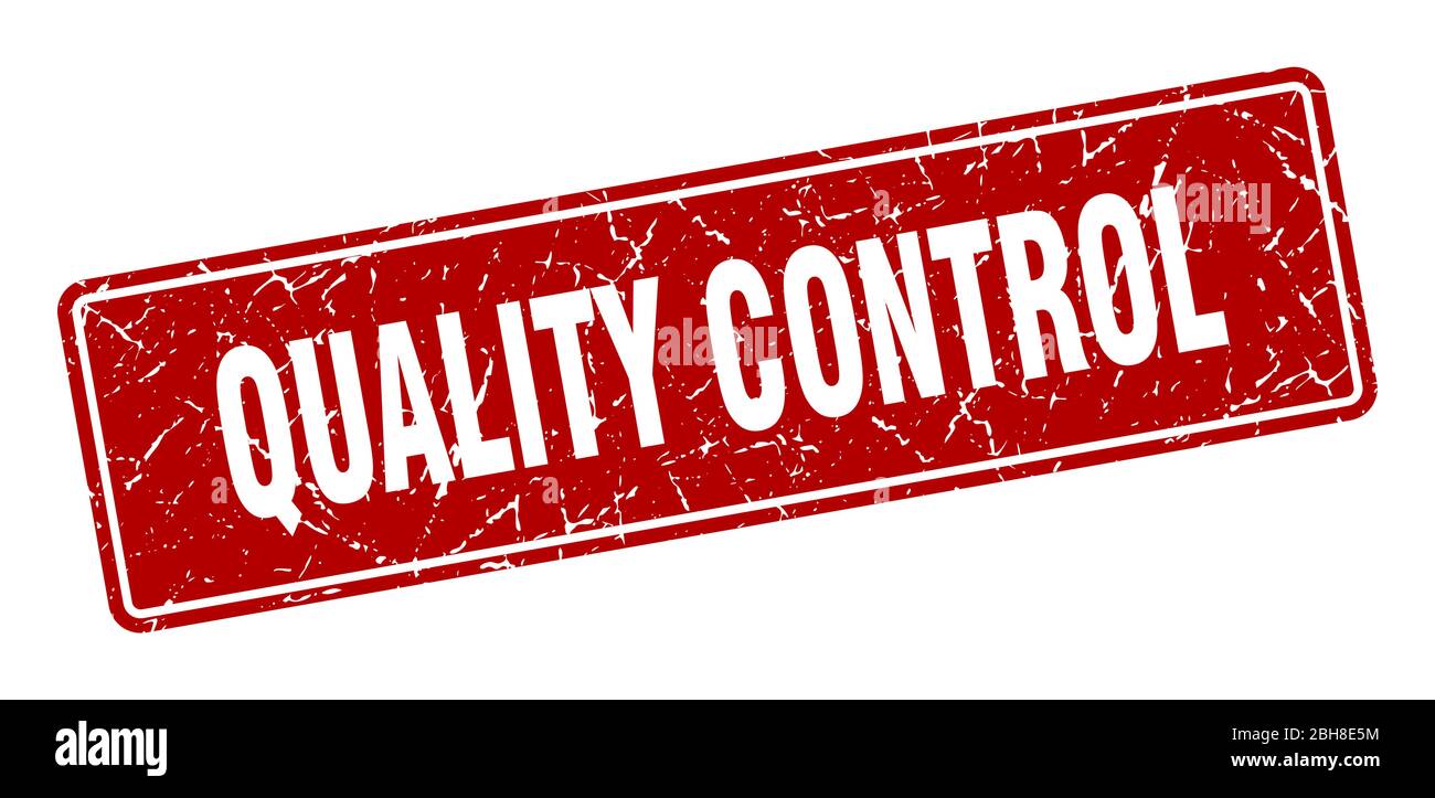 quality control stamp. quality control vintage red label. Sign Stock ...