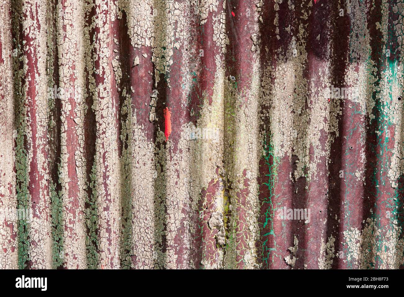 Rusty corrugated metal wall texture background Stock Photo - Alamy